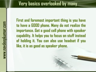 How to Face Telephonic Interviews | PPT