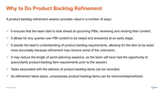 How to facilitate product backlog refinement sessions | PPTX