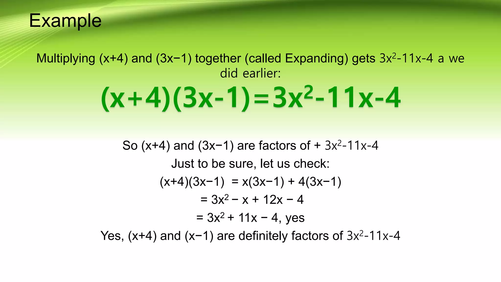 How to factorize | PPTX