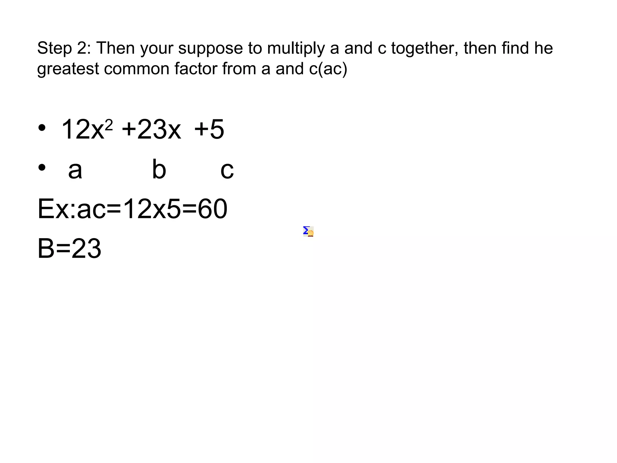 How to factor powerpoint | PPT