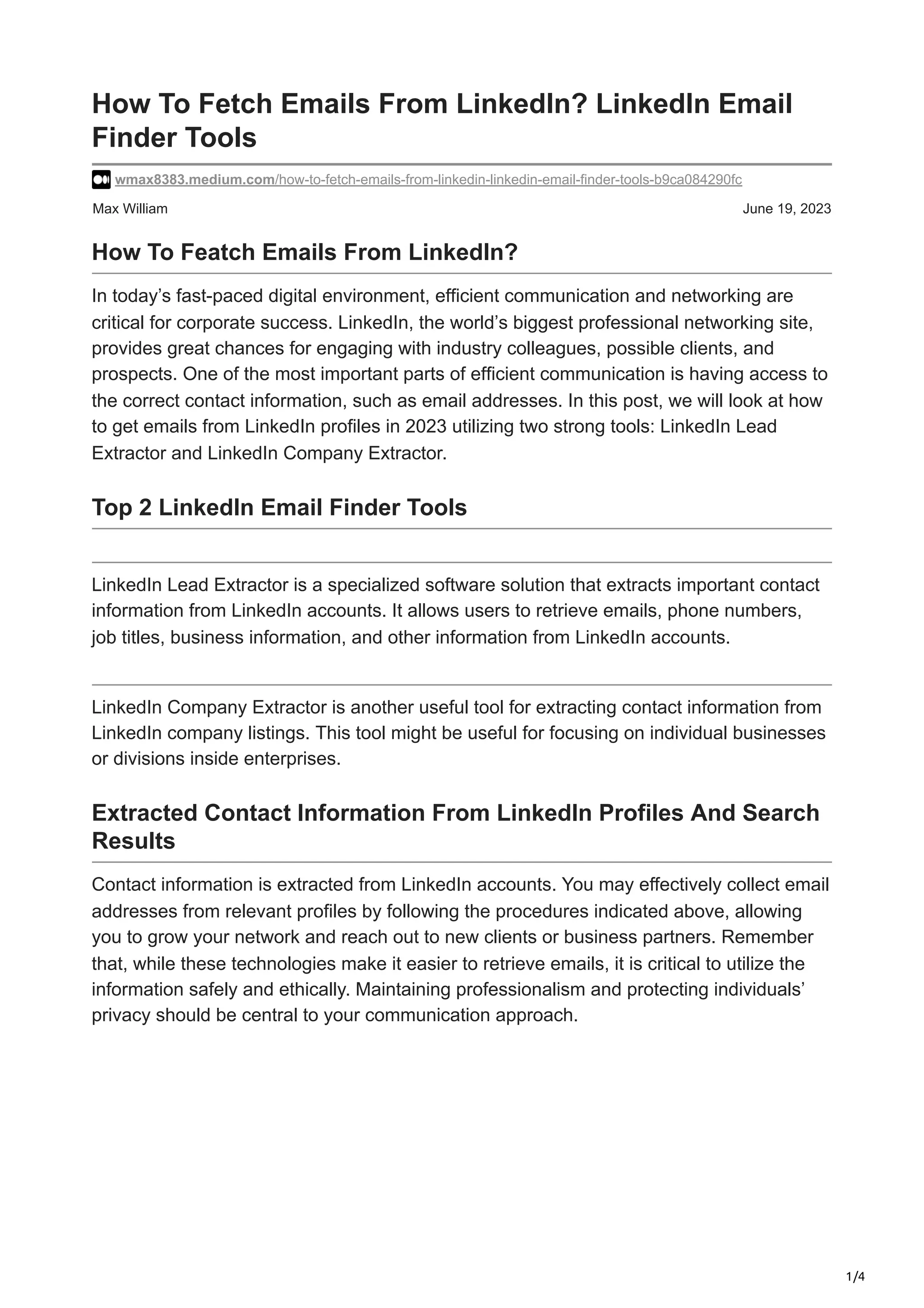 How To Fetch Emails From LinkedIn LinkedIn Email Finder Tools (1).pdf