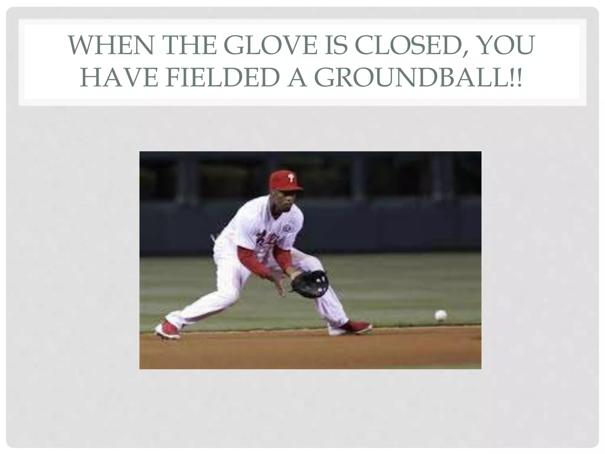 How to Field a Ground Ball | PPTX