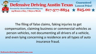 How to fight insurance fraud | PPT | Motor Insurance | Insurance