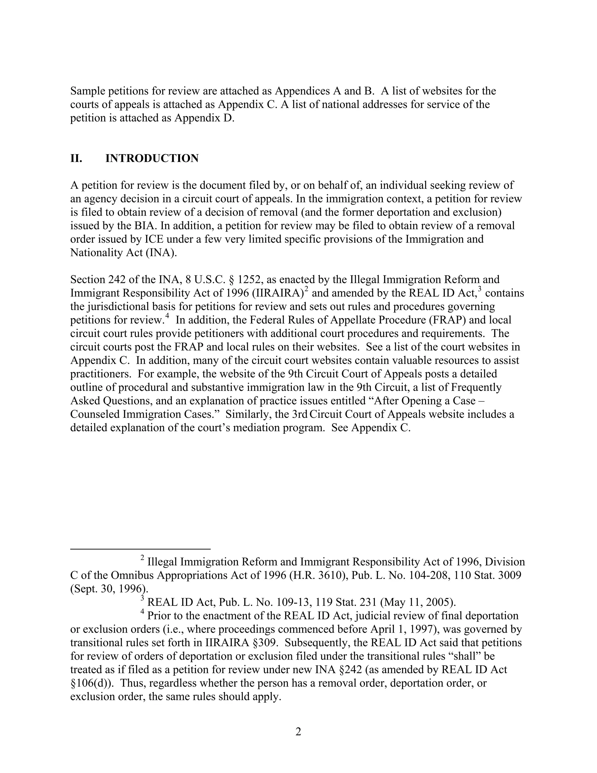 How to file an immigration petition for review | PDF