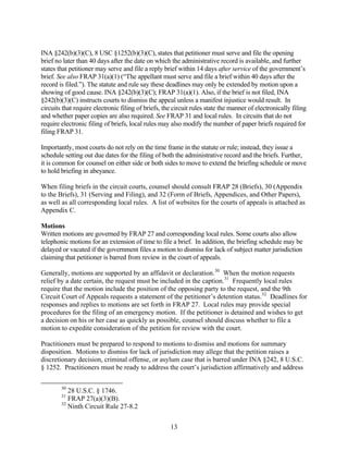 How to file an immigration petition for review | PDF