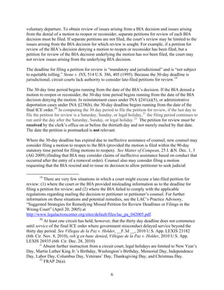 How to file an immigration petition for review | PDF