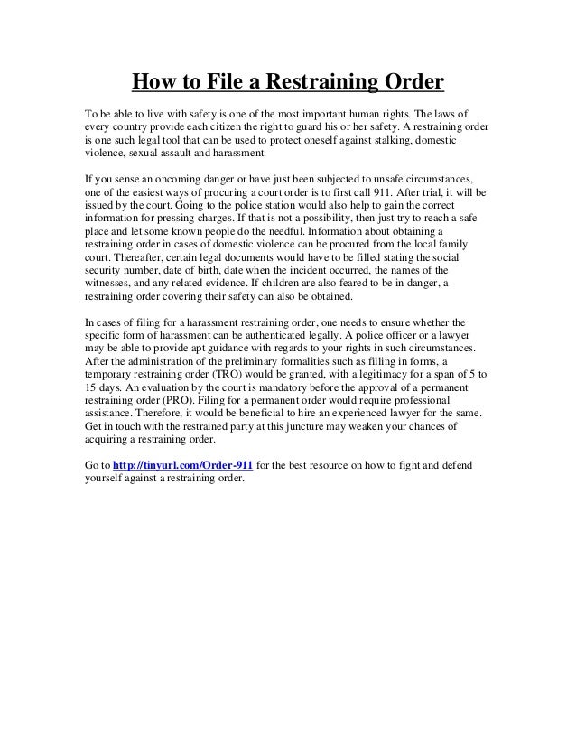 How To File A Restraining Order how-to-file-a-restraining-order
