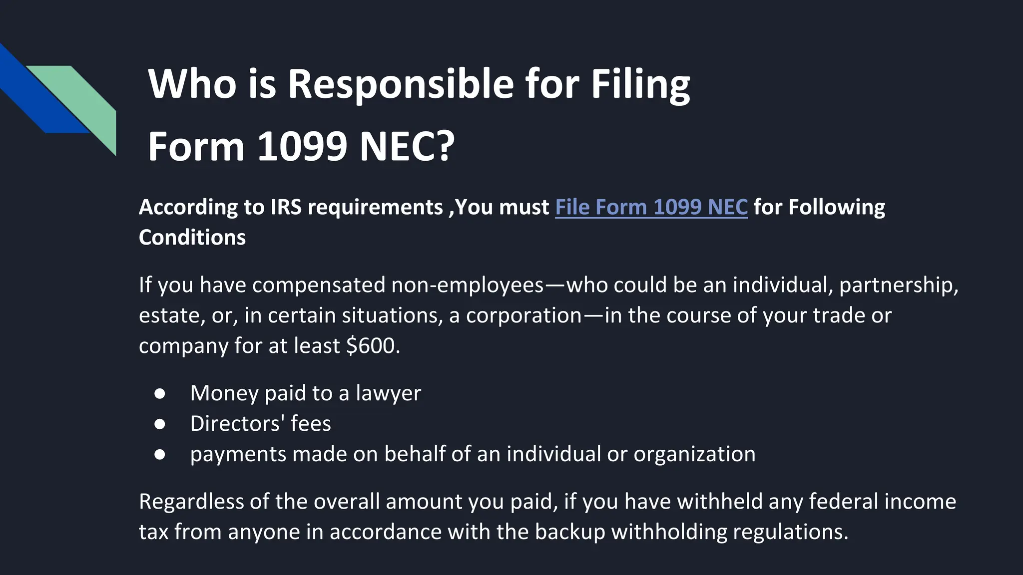 How to File Form 1099 NEC Online | A Complete Guide | PPT