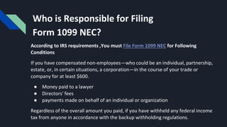 How to File Form 1099 NEC Online | A Complete Guide | PPT