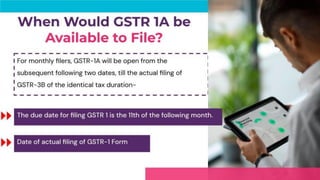 Easy Guide to Filing GSTR-1A Form Using Gen GST Online Software | PDF