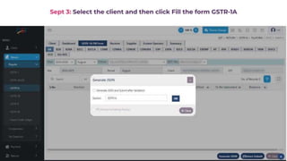 Easy Guide to Filing GSTR-1A Form Using Gen GST Online Software | PDF