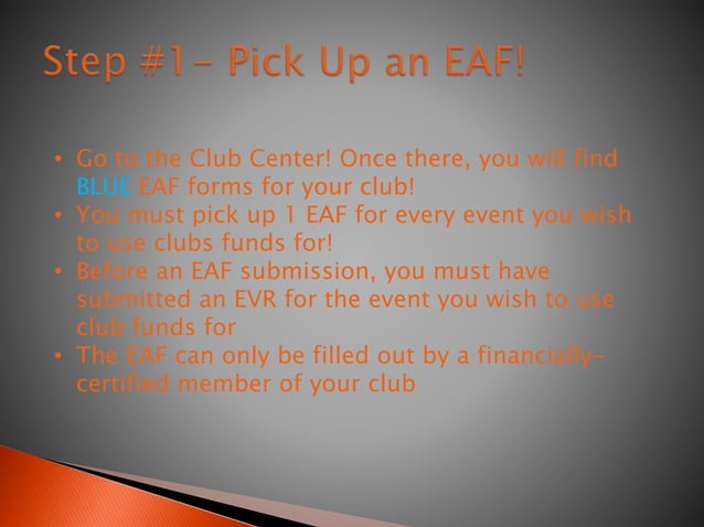 How to Fill Out an EAF | PPT