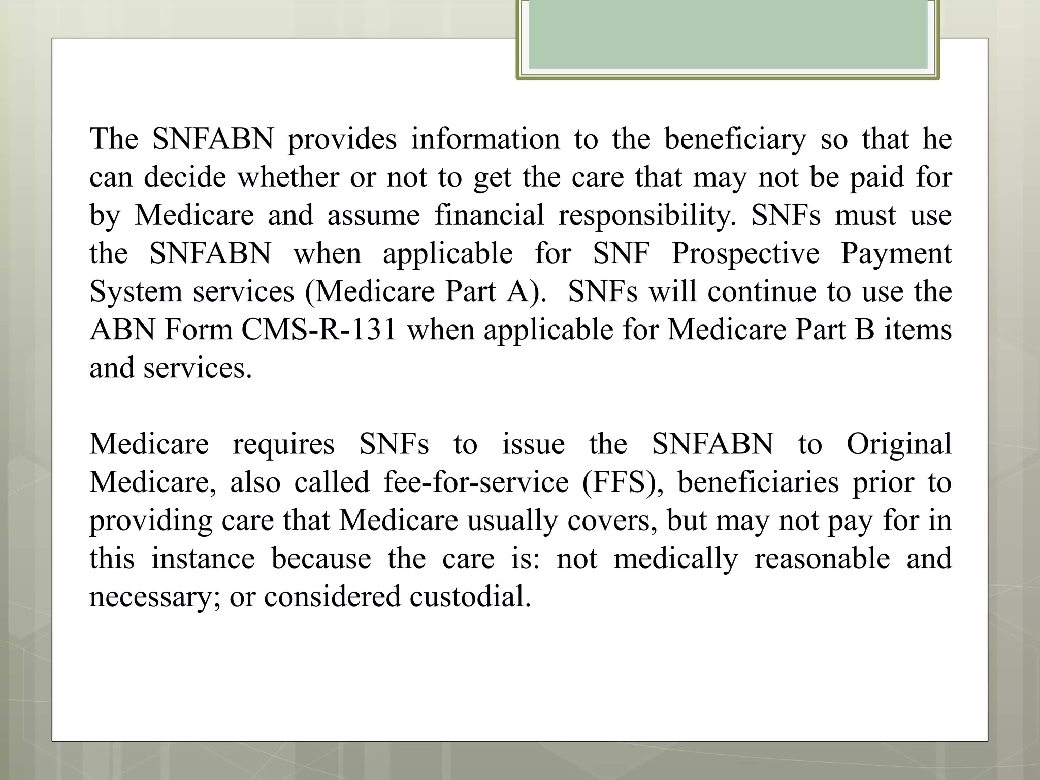 How to fill snfabn | PPTX