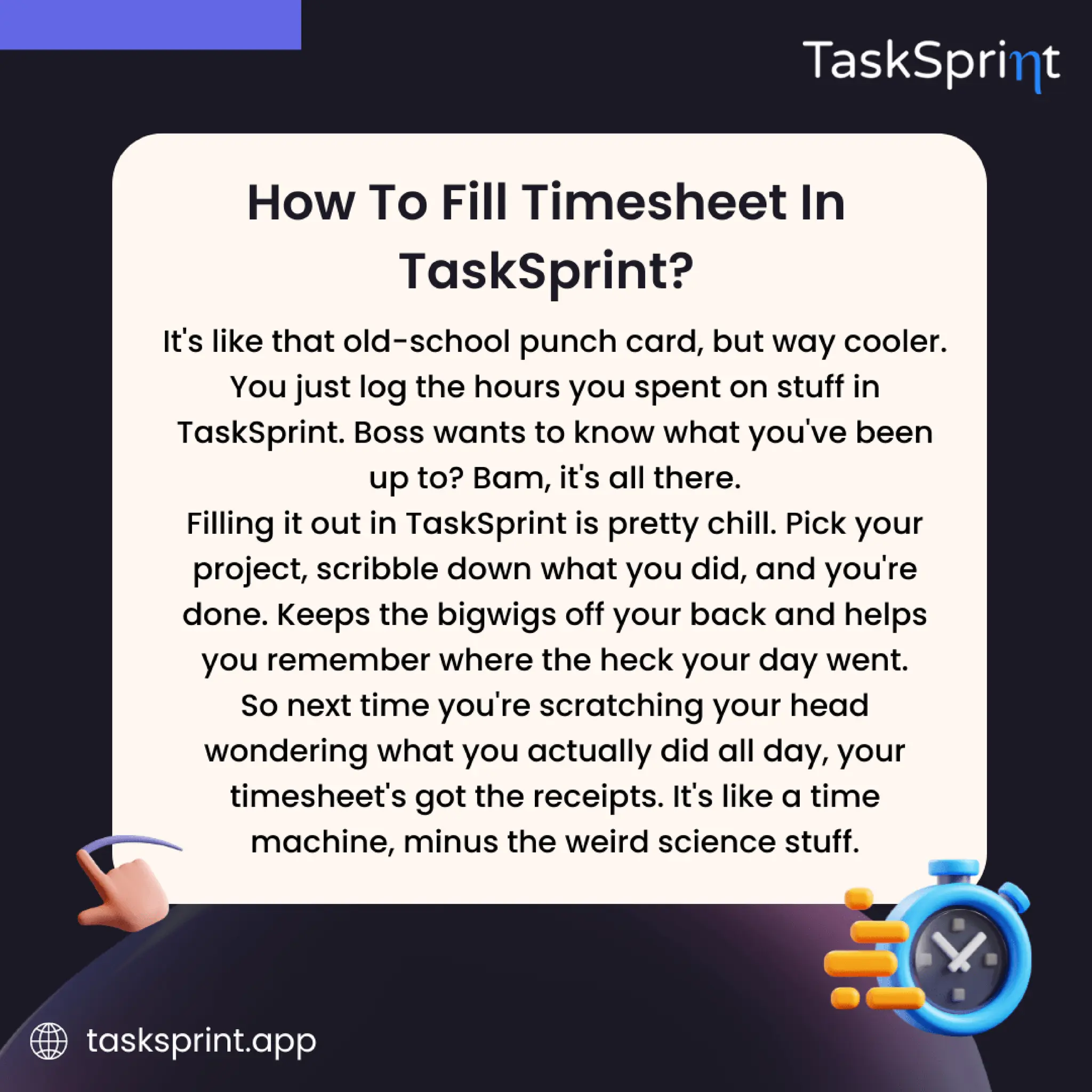 How To Fill Timesheet in TaskSprint: Quick Guide 2024 | PDF