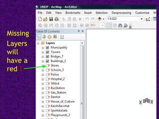 How to find a missing layer in ArcMap | PPT