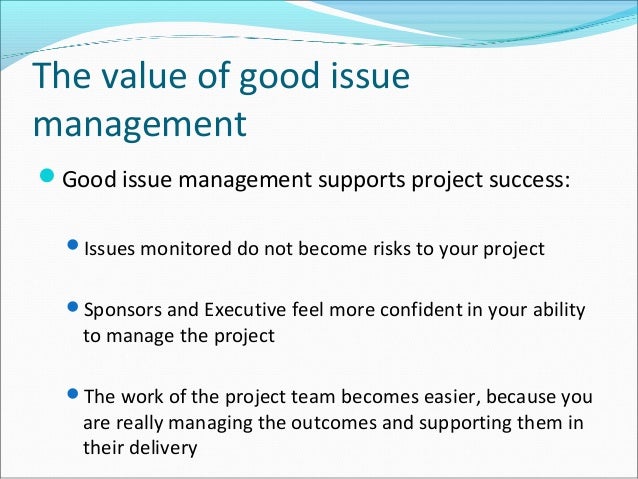 Ways to identify issues on your project