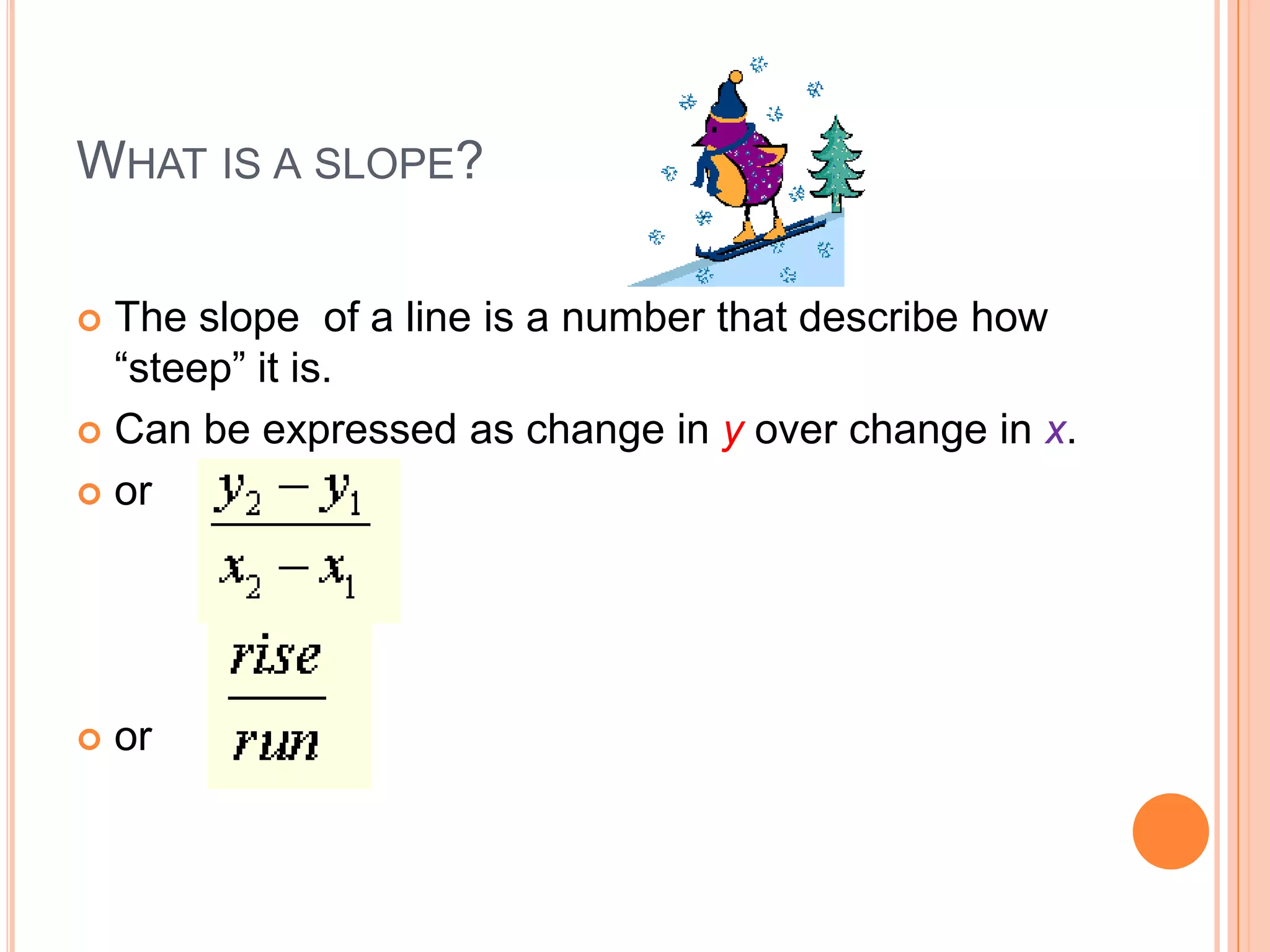 How to find a slope | PPT