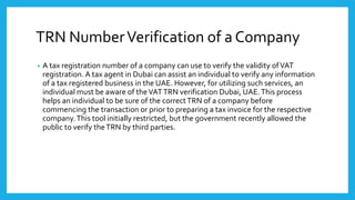 How to find a trn number of a company | PPT
