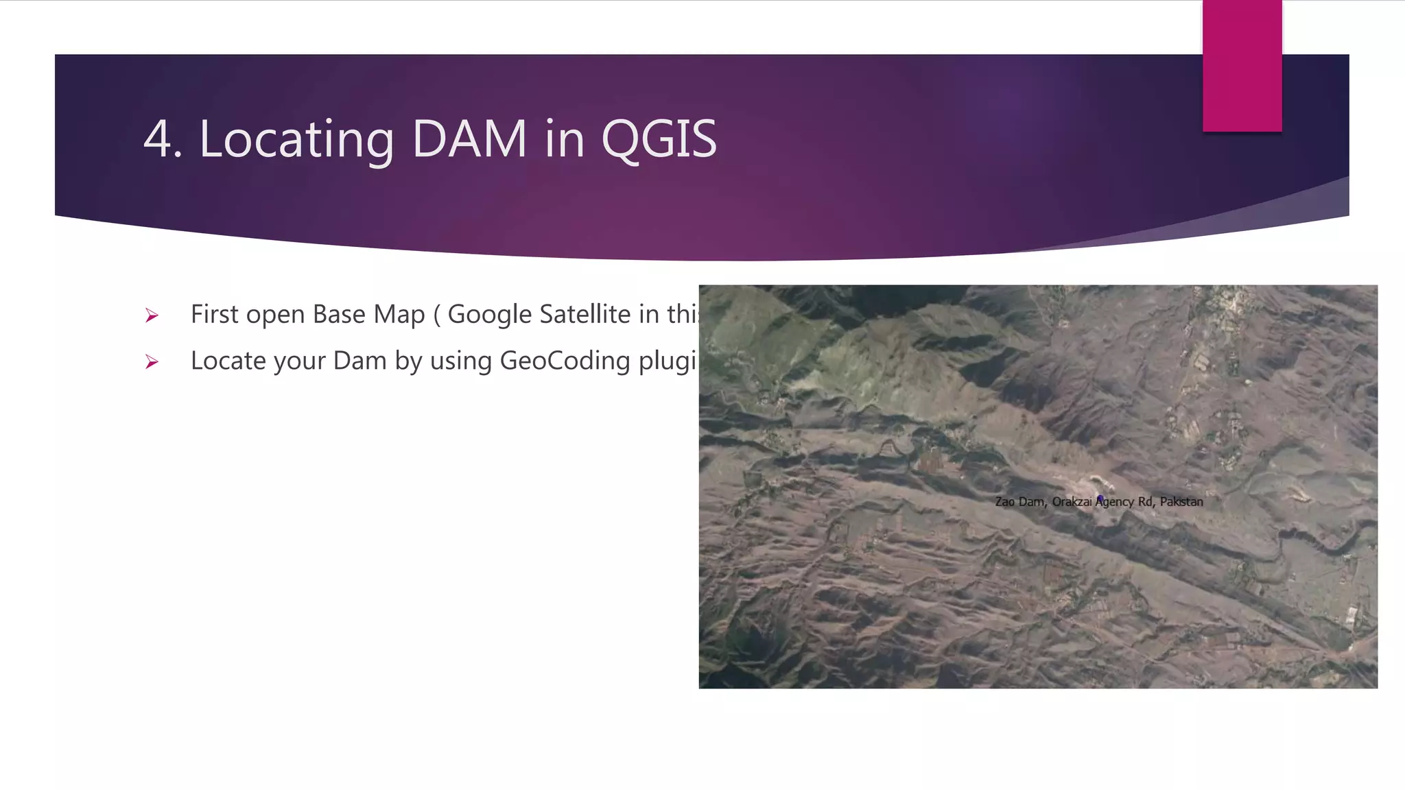 How to find catchment area by using qgis | PPTX