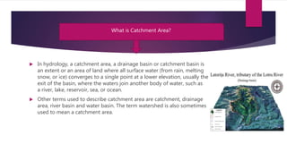 How to find catchment area by using qgis | PPTX