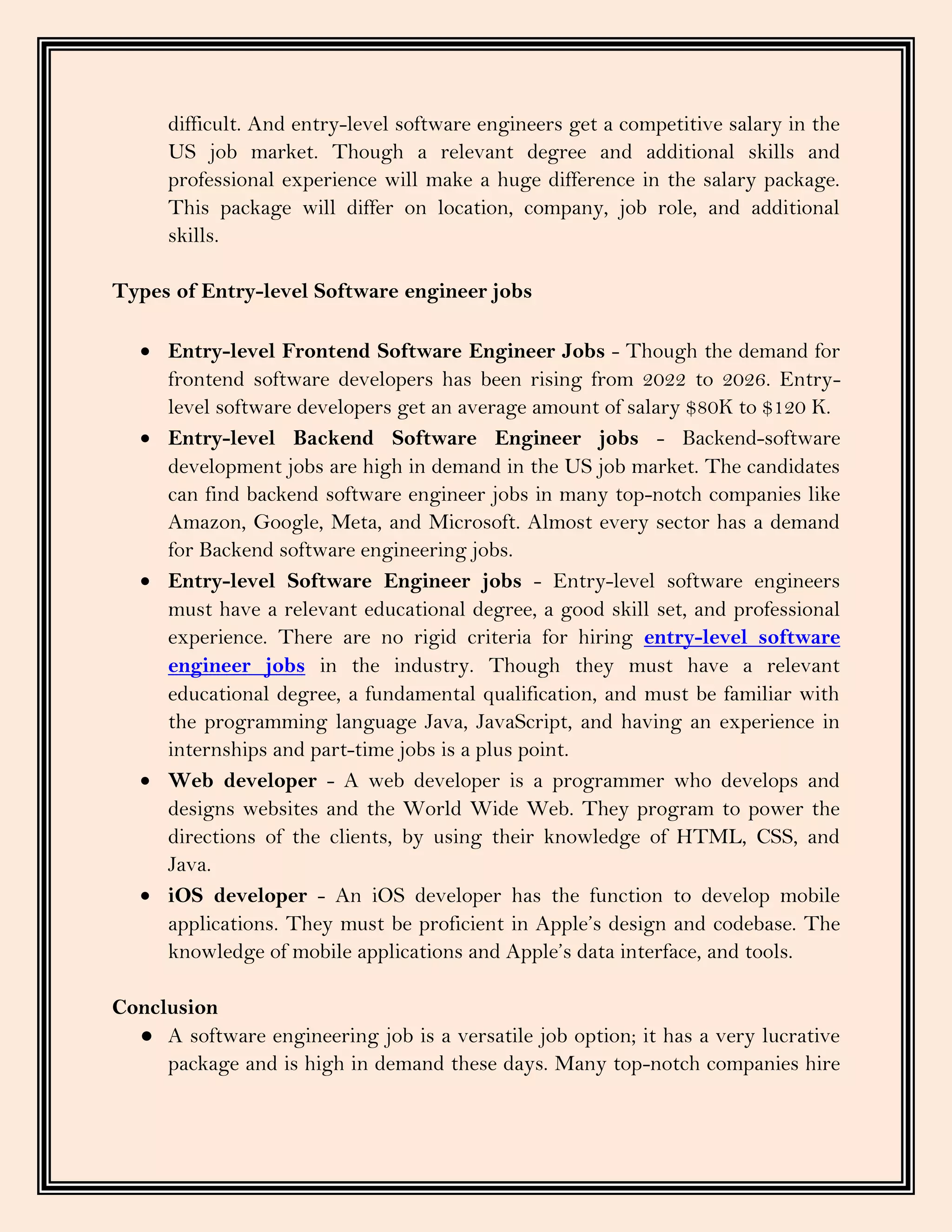 How to Find Entry Level Software Engineer Jobs | PDF