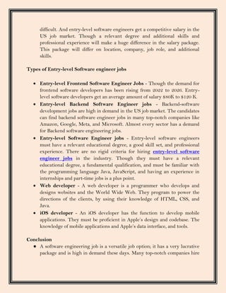 How to Find Entry Level Software Engineer Jobs | PDF | Job Market | Economy
