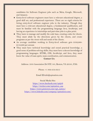 How to Find Entry Level Software Engineer Jobs | PDF | Job Market | Economy