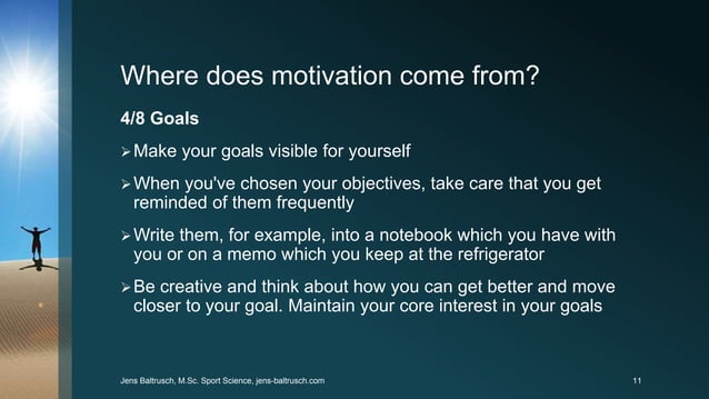 How to find inspiration to achieve your big goals | PPTX