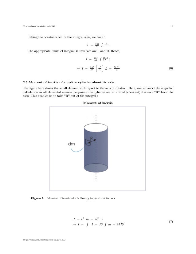 How to find moment of inertia of rigid bodies