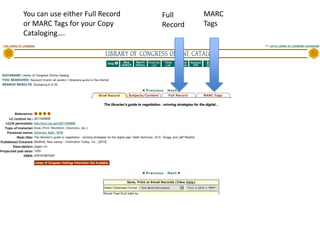 How to find MARC records | PPT