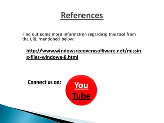 How to find missing files? | PPT