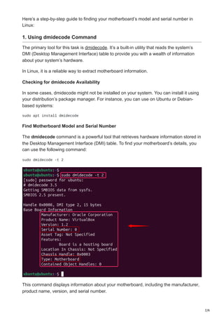 How to Find Motherboard Model and Serial Number in Linux 3 Methods.pdf