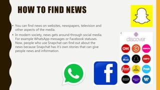 How to find news, how to gather news &how to write news | PPT | Free ...