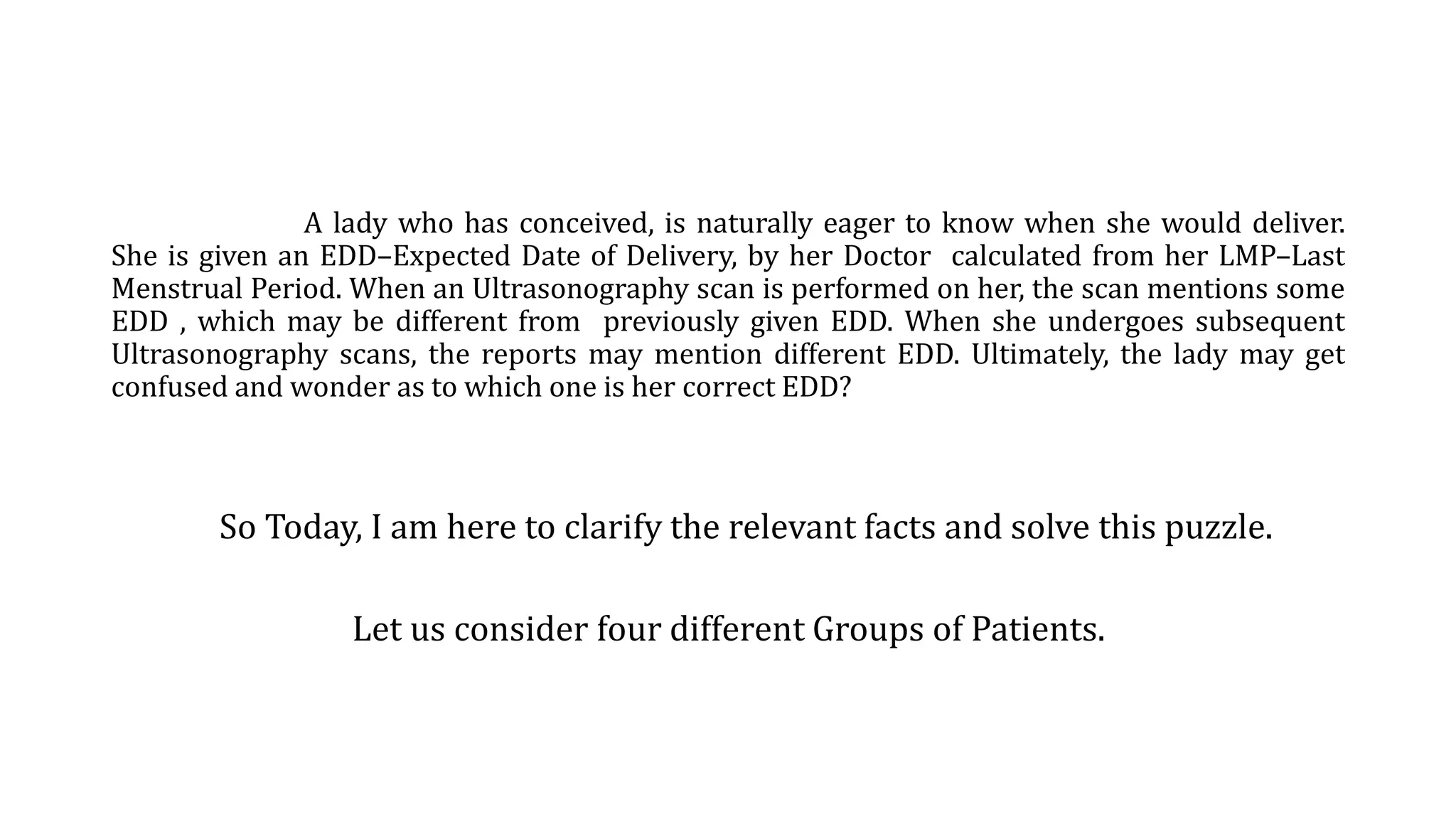 How to find out Correct EDD? | PPTX