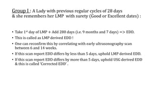 How to find out Correct EDD? | PPTX