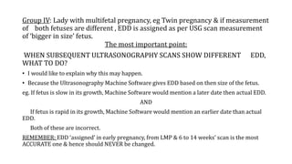 How to find out Correct EDD? | PPTX