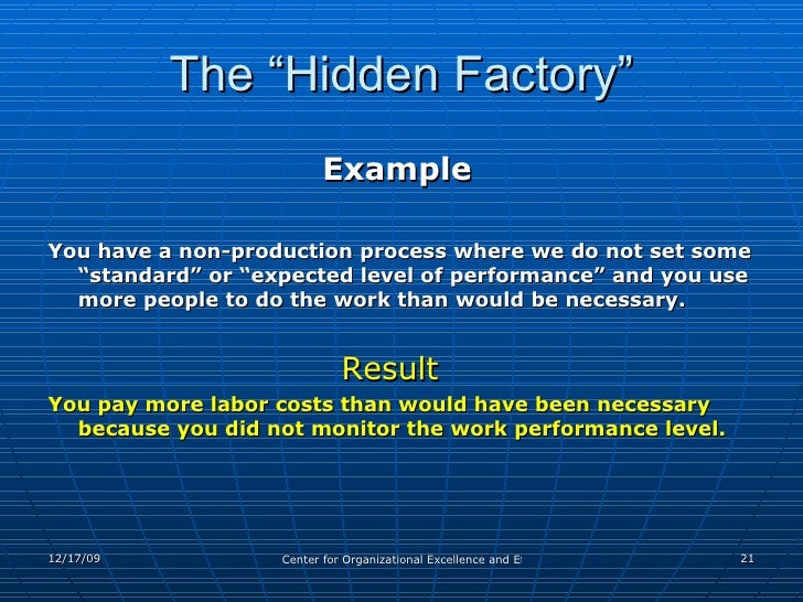 How To Find The Hidden Factory In Your Organization