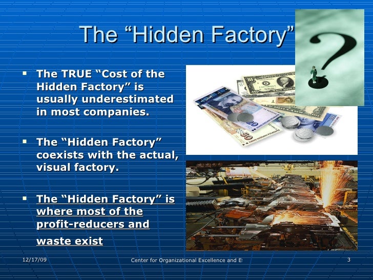 How To Find The Hidden Factory In Your Organization