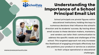 How to Find the School Principal Email List of Any Company? | PPT