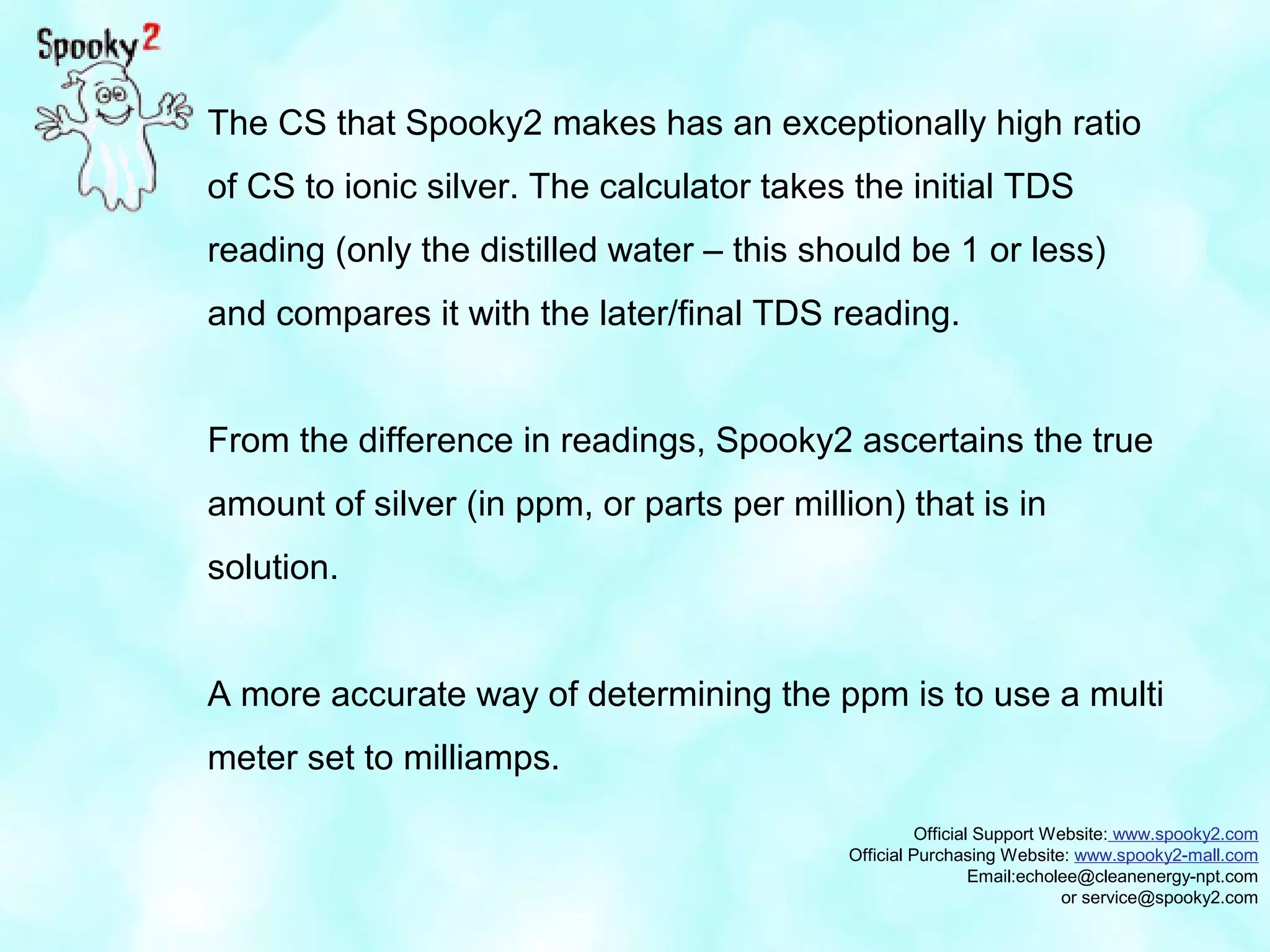 How to Find the Strength of Colloidal Silver | PPT