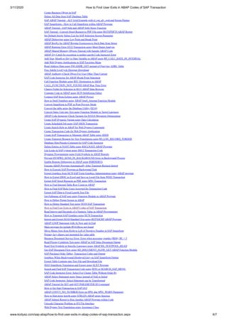 How to find user exits | PDF