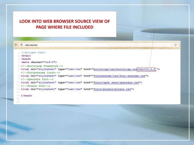 How to find version of bootstrap | PPTX | Web Development | Internet