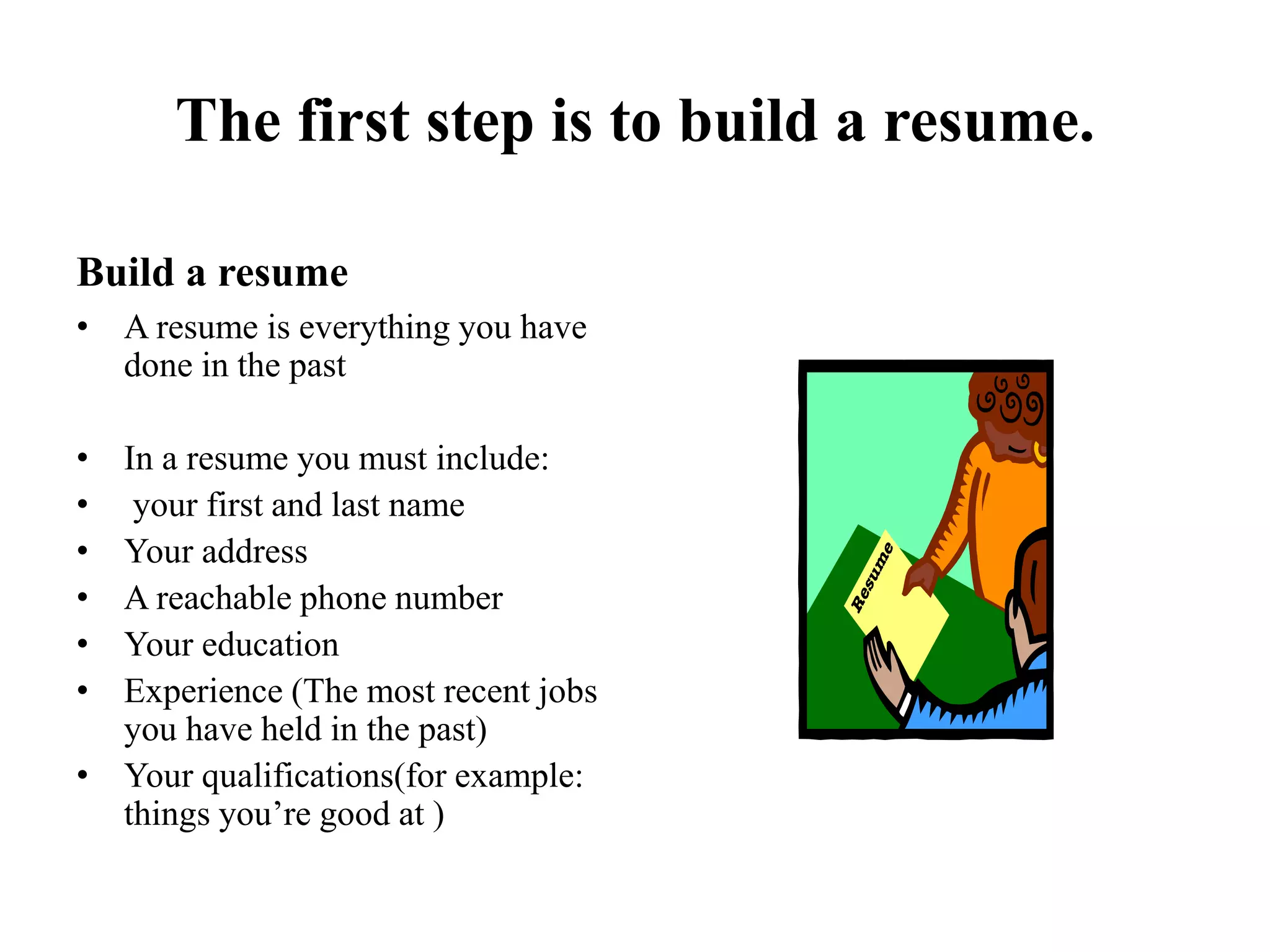 How to find your first job | PPT