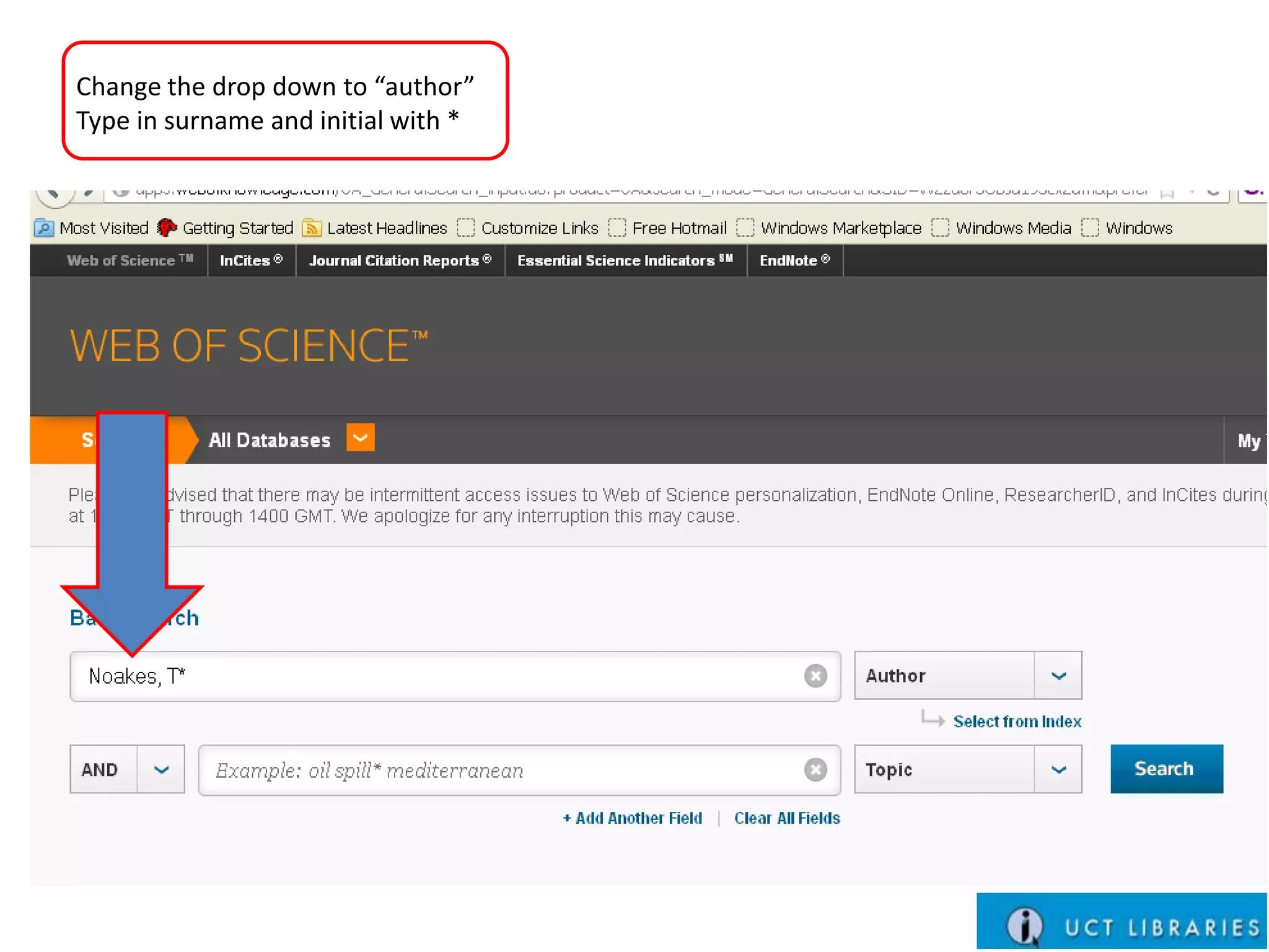 How to find your h index in Web-Of-Science | PPT