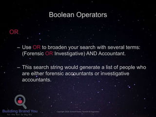 How to find your ideal clients part 1 Boolean operators - original | PPT