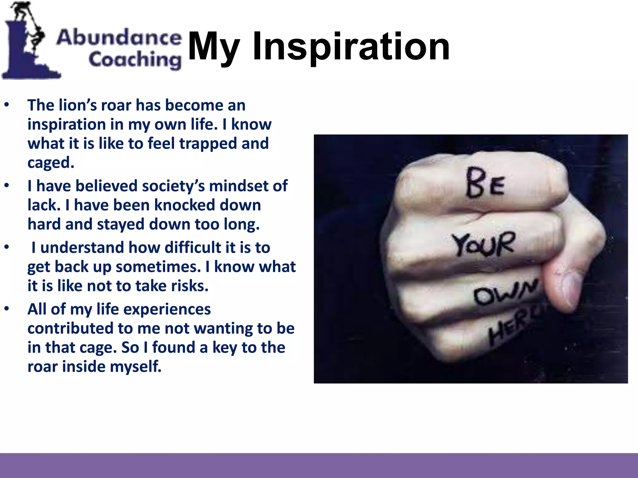 How to find your inner courage & confidence to achieve anything | PPT