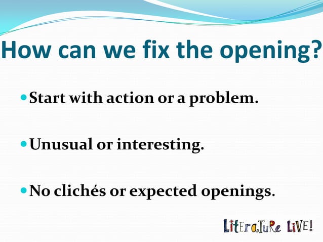 How to fix a broken story | PPT