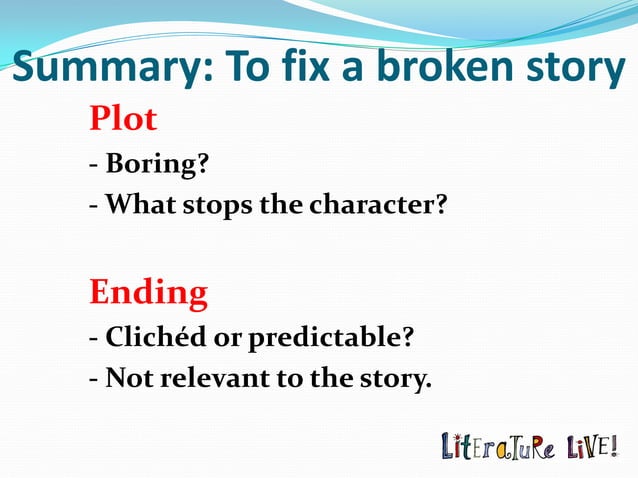 How to fix a broken story | PPT