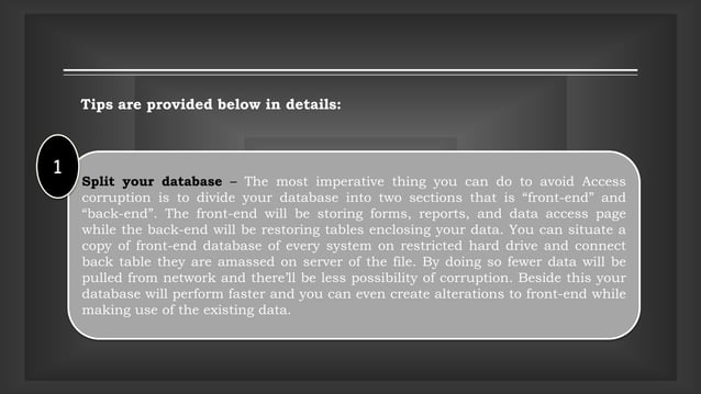 How to fix access “cannot open database” error | PPT How to fix access “cannot open database” error | PPT