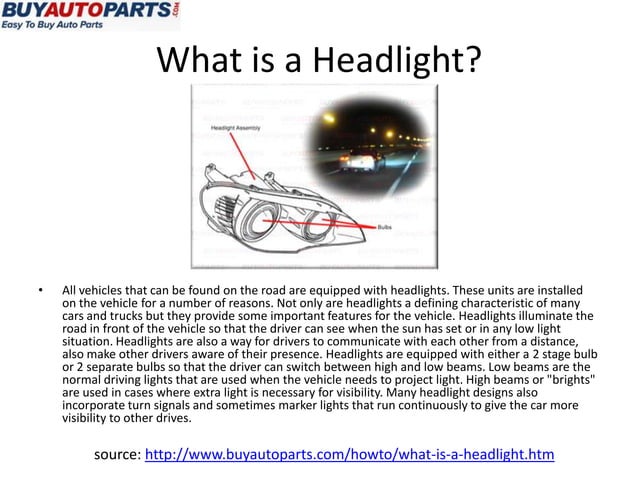 How to Fix a Headlight? | PPT